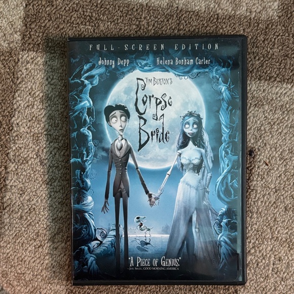 Media | Tim Burtons Corpse Bride Fullscreen Edition Dvd | Poshmark